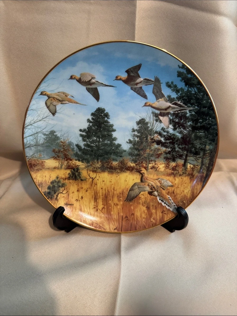 Danbury Mint | Accents | Vtg Danbury Mint Winged Flurry Collector Plate ...